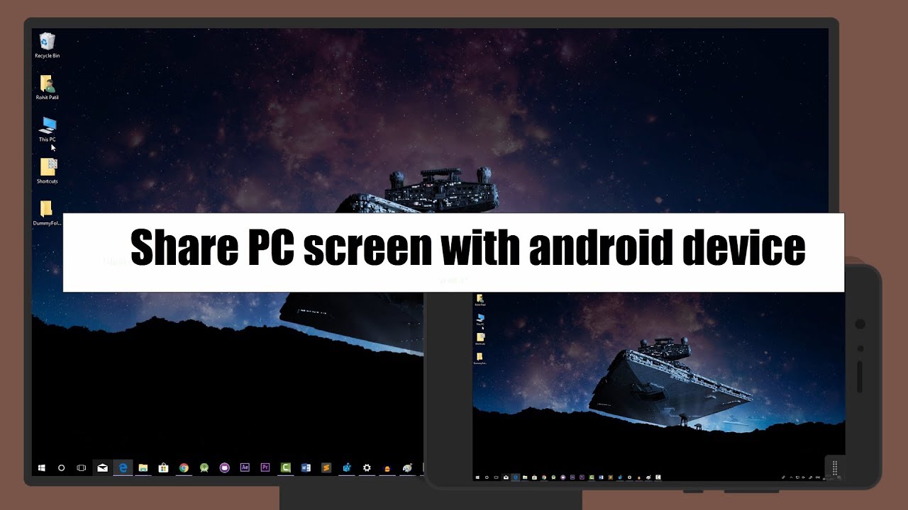 Control your PC with android device | Share your PC screen with android ...