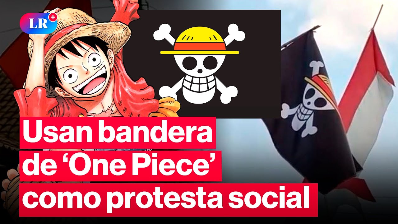 Indonesia usa bandera de ‘One Piece’ como protesta social | #LR - YouTube