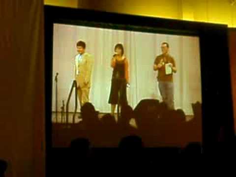 Noriko Hidaka Quoting Death Note at Nan Desu Kan 2008 - YouTube