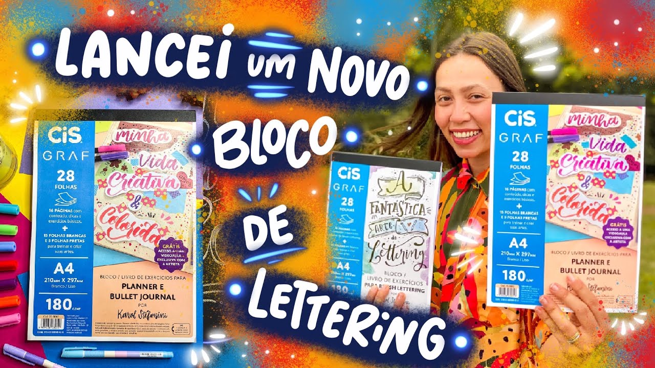 LANCEI UM NOVO BLOCO DE LETTERING - @LOJATIPODELA | KAROL STEFANINI ...