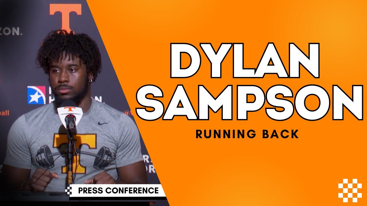 Dylan Sampson - Tennessee RB Texas A&M Presser (10.10.23) - YouTube