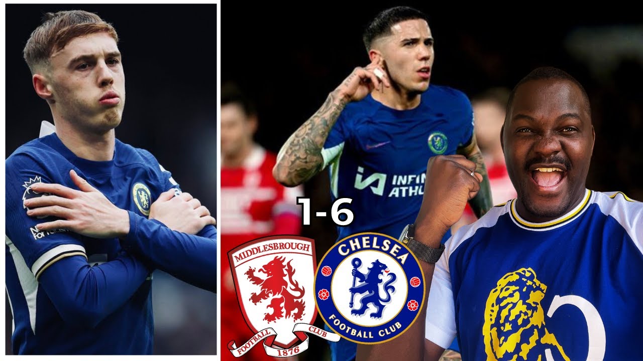 EXCELLENT WIN FOR CHELSEA! Carabao Cup Chelsea 6-1 Middlesbrough ...