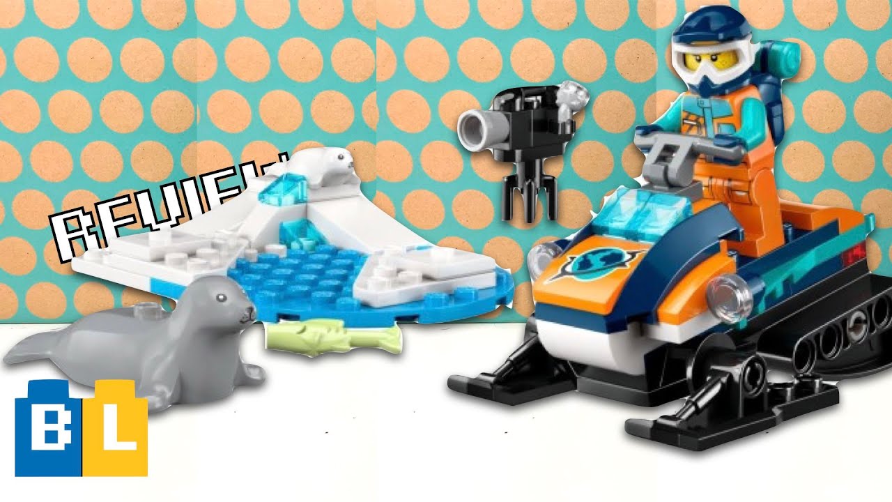 LEGO - 60376 - City - Arctic Explorer Snowmobile - Review! - YouTube