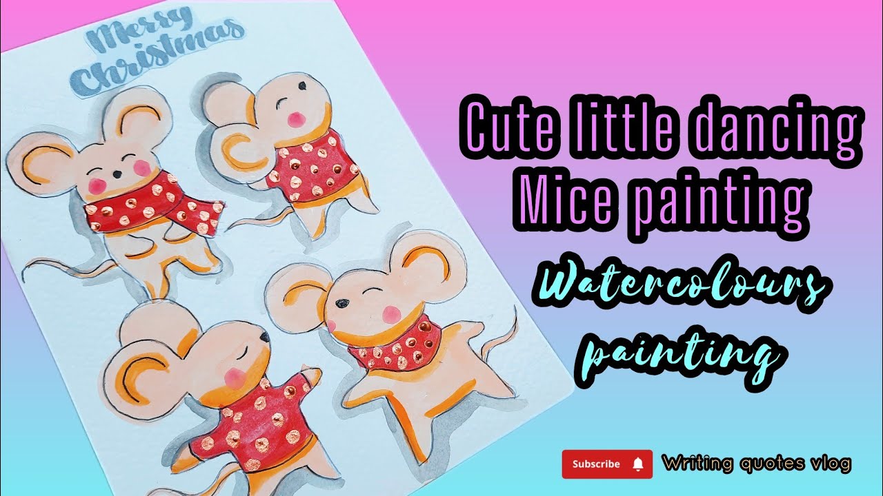 Cute little dancing 🎄🎄 Christmas mice 🐭🐭 - YouTube