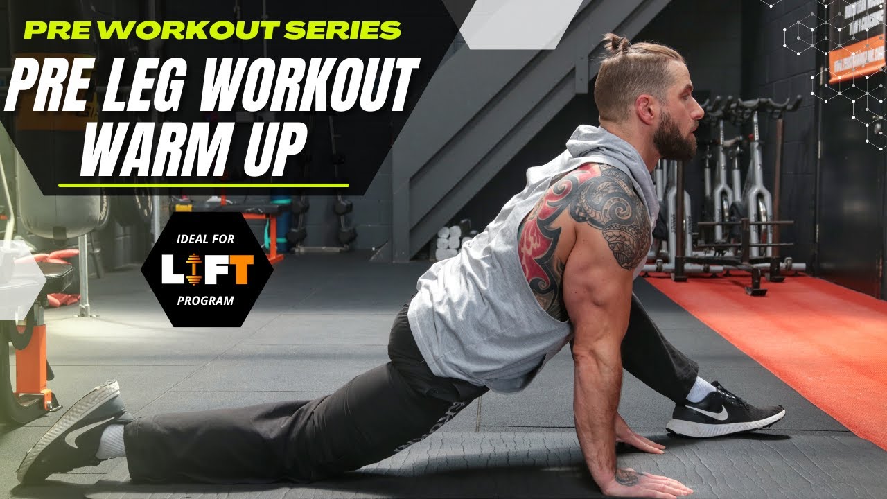Pre Leg Workout stretches & warm up (mini series vid 2 of 6) - YouTube