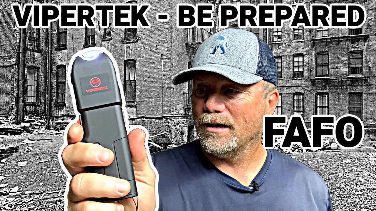 VIPERTEK Stun Gun for Self Defense ~ FAFO - YouTube