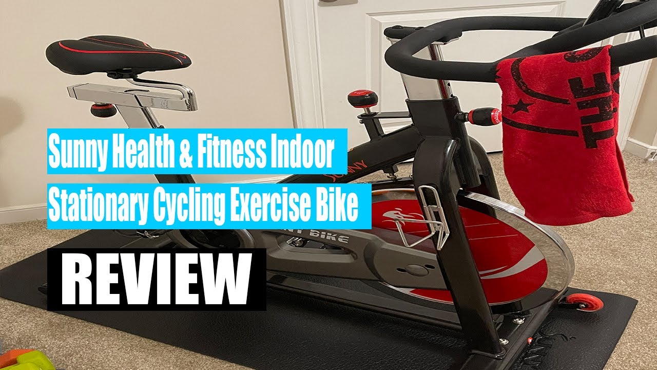 Review Sunny Health & Fitness Indoor Stationary Cycling Exercise Bike ...