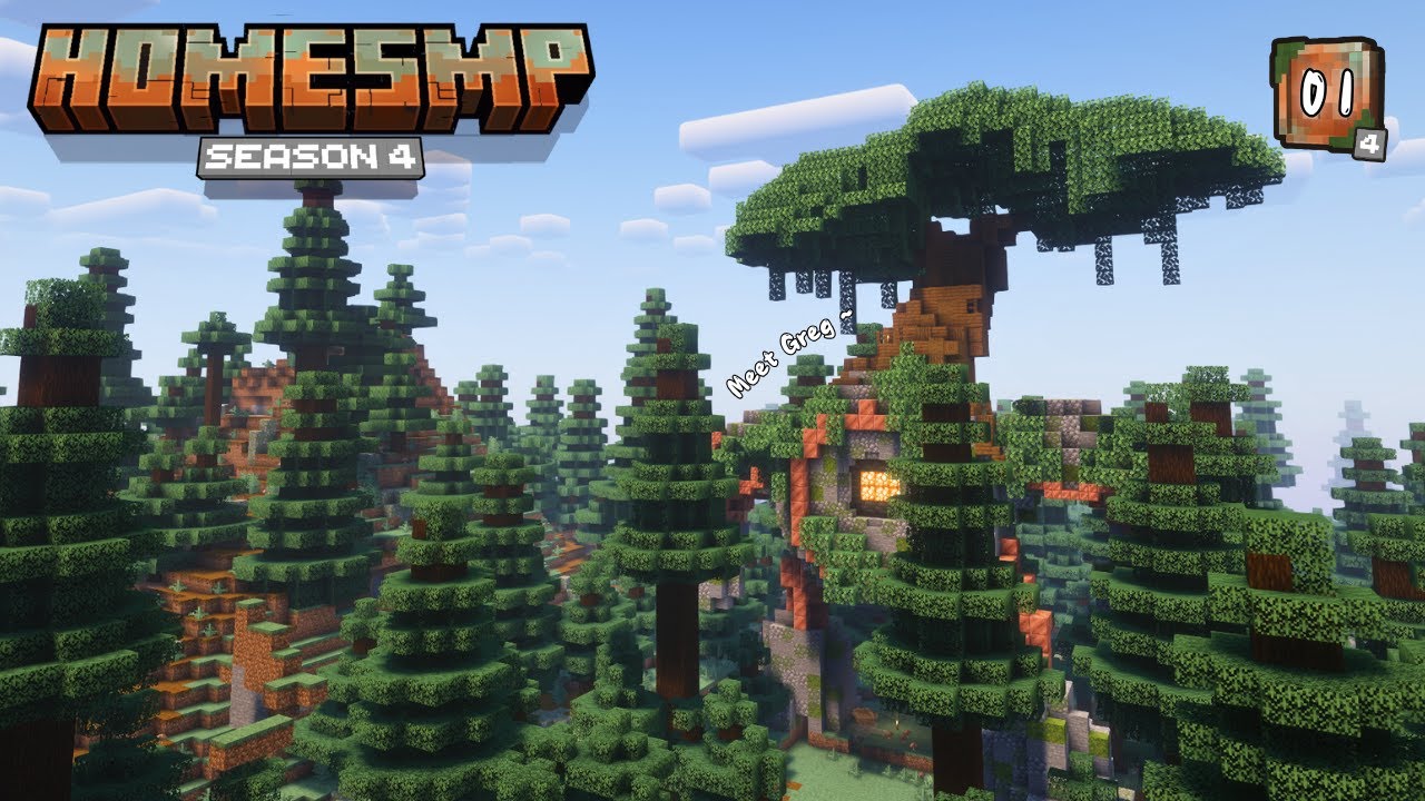 I got teleported to a new home, and made new friends! | Home SMP S4 ...