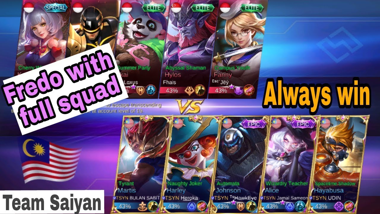 Team Saiyan Destruction | Fredo with full squad on rank - YouTube