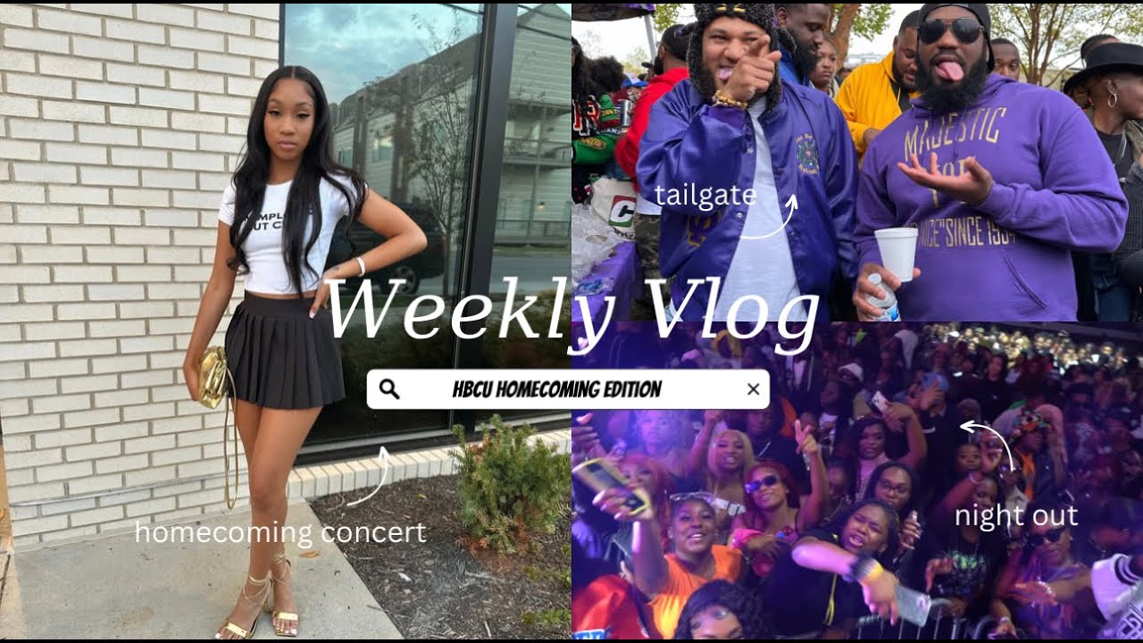 hbcu vlog : TSU homecoming week 2023 | grwm, concert, parties + MORE ...