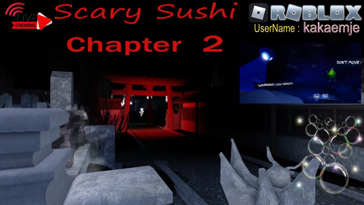 Scary Sushi Chapter 2 #robloxindonesia #horrorgameroblox #scarysushi ...