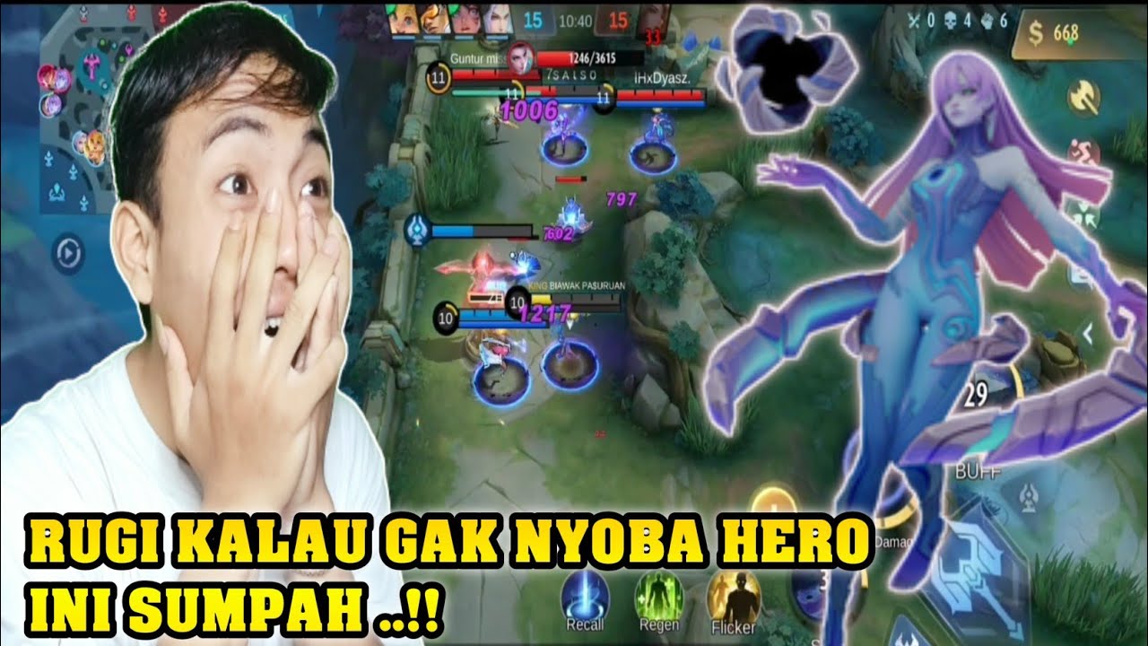 REVIEW HERO BARU NOVARIA, SKILL 2 NYA SAKIT BET SUMPAH ~MOBILE LEGEND ...
