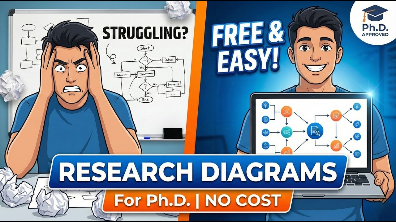 How to Draw Research Diagrams Free and very easily for Ph.D - YouTube