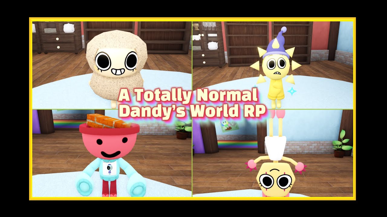 Roblox"A Totally Normal Dandy’s World RP" 🤪🤪game link in description ...