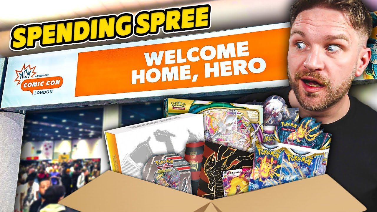 Pokemon shopping challenge at MCM Comic Con! - YouTube