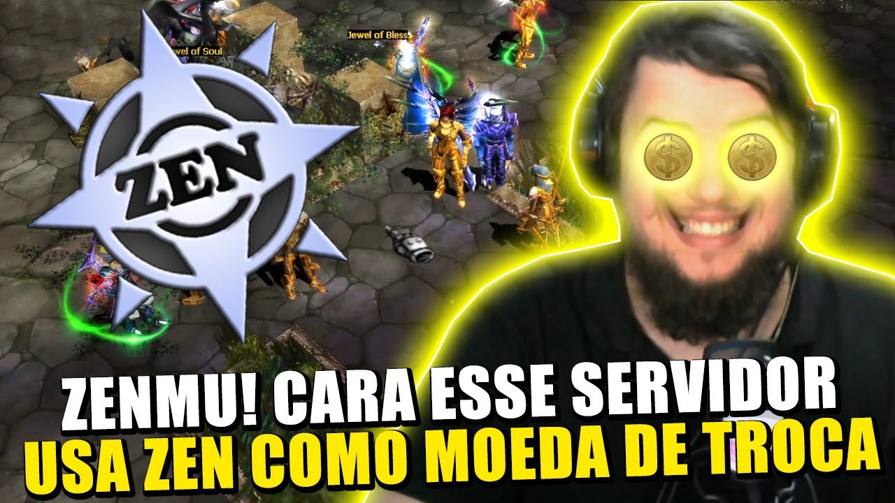 APOSTO QUE VOCÊ NUNCA VIU UM SERVIDOR ASSIM! ZEN MU USA ZEN COMO MOEDA ...