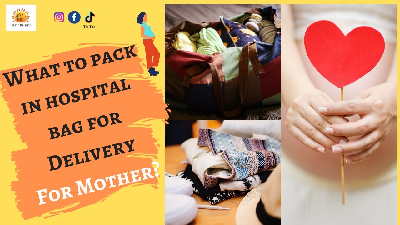 What is in my hospital bag for mother || Delivery bag for Mother by ...