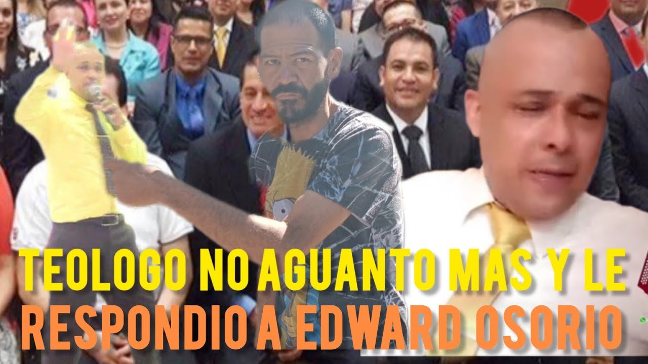 TEOLOGO DE LAS CALLES LE ENVÍA FUERTE MENSAJE A EDWARD OSORIO DIRECTOR ...