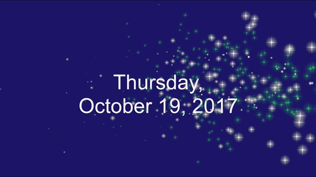 Thursday, October 19 - YouTube