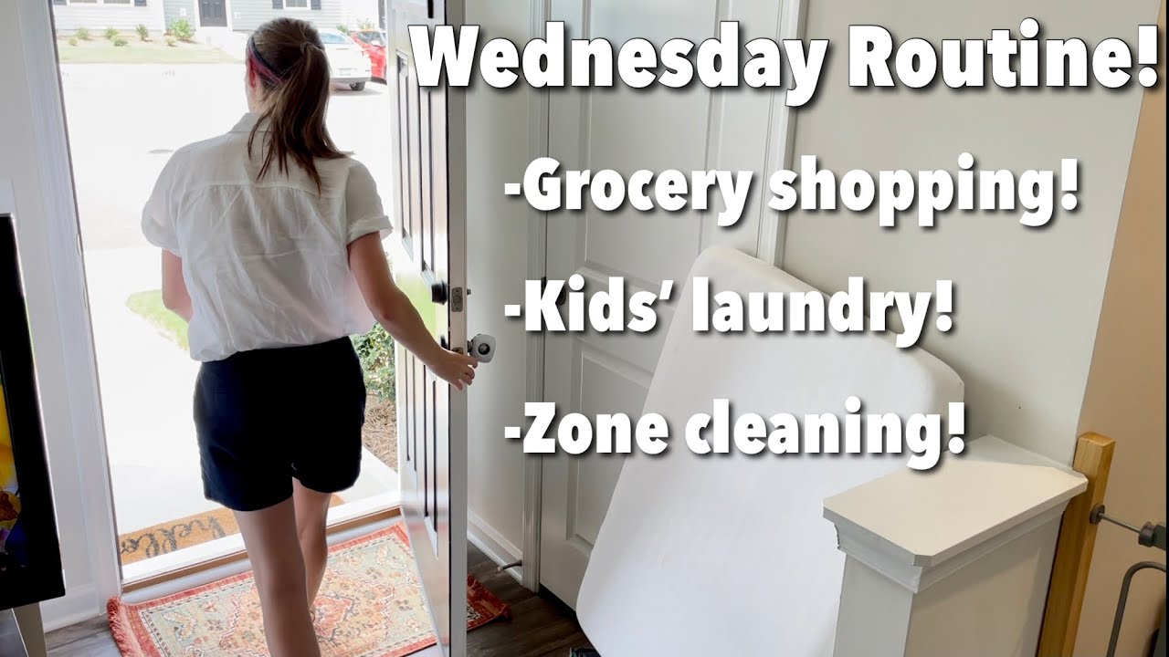 Wednesday Routine with Toddlers | Grocery Shopping Routine | Fly Lady ...