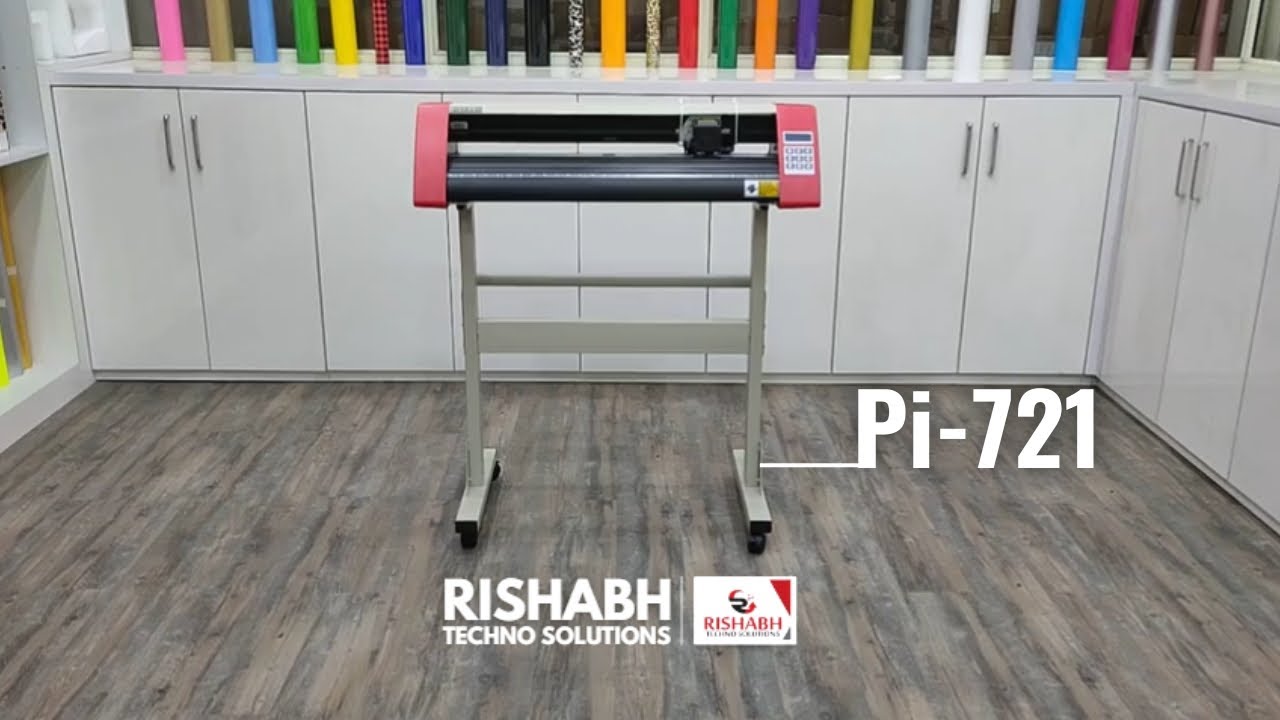 Pi-721 Cutting Plotter Machine (24Inch) | Rishabh Techno Solutions - YouTube