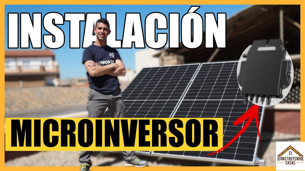 🔶Kit MICROINVERSOR para PANELES FOTOVOLTAICOS 🔶 Instalación MUY FACIL y ...