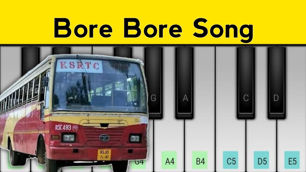 Bore Bore Song Piano Tutorial | Uhlmarash - YouTube