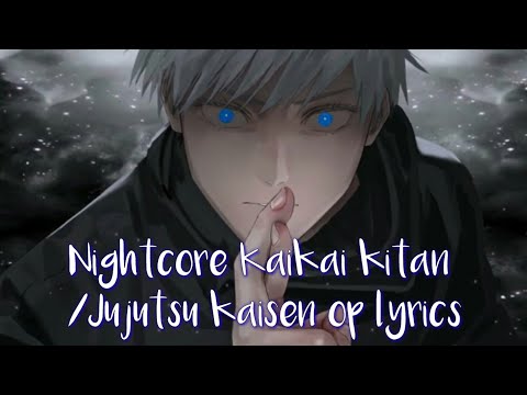 【NIGHTCORE】 Kaikai kitan/Jujutsu kaisen Op『Eve』lyrics