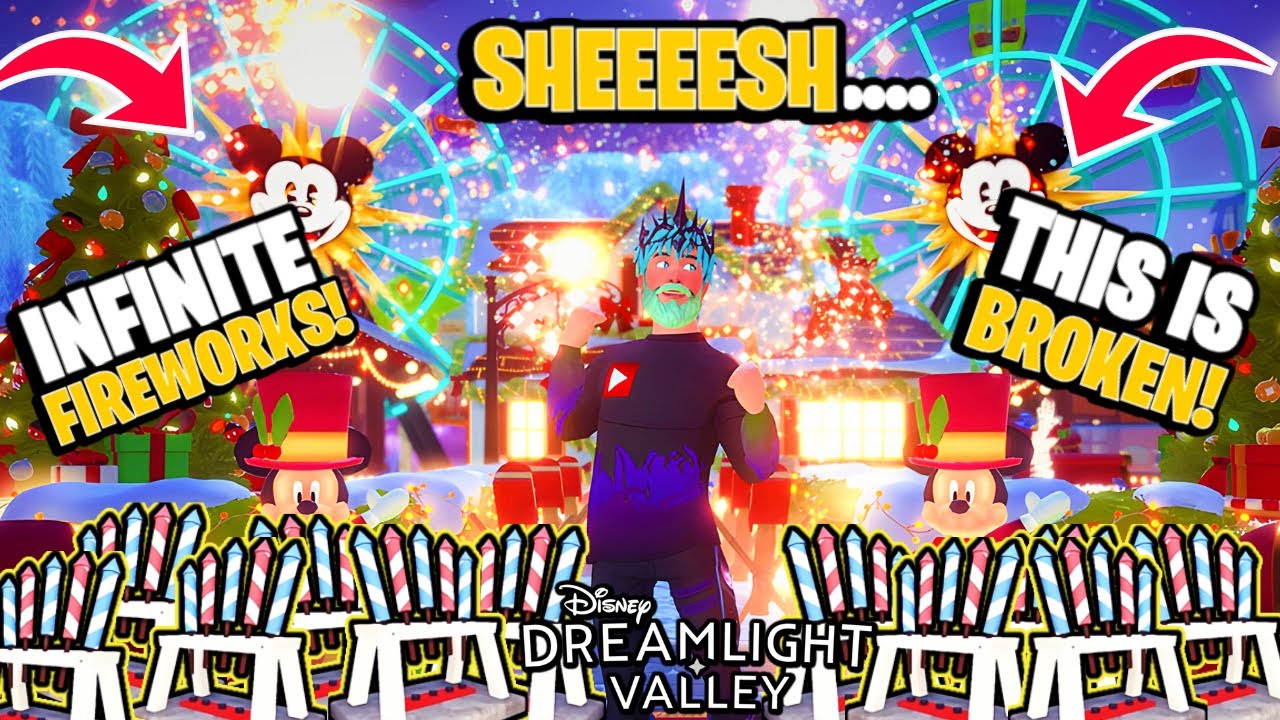 UNLIMITED Firework Trick! [Use Before Patched] | Dreamlight Valley ...