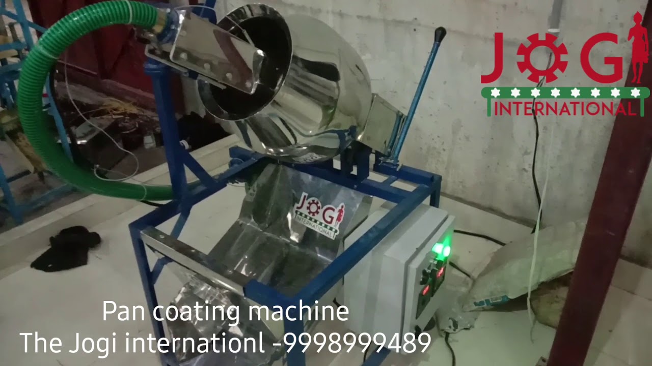 Pan coating machine - YouTube