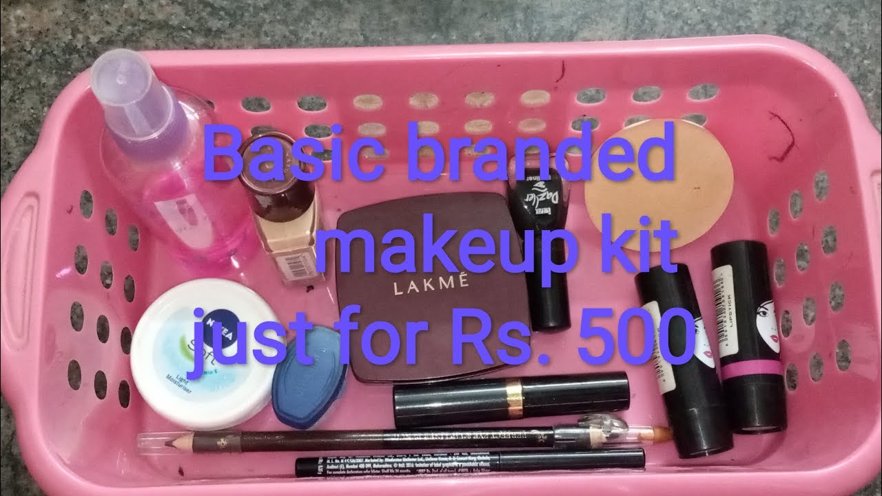 Basic branded makeup kit just for Rs. 500 - YouTube