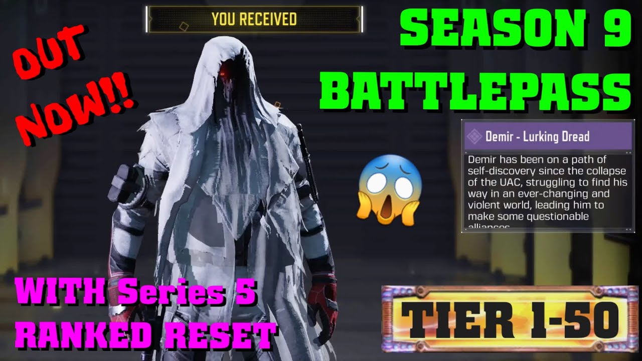*NEW* SEASON 9 GRAVEYARD SHIFT (2023) BATTLEPASS OUT with RANKED RESET ...
