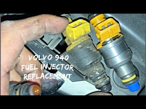 Volvo 940 Fuel injector Install - YouTube
