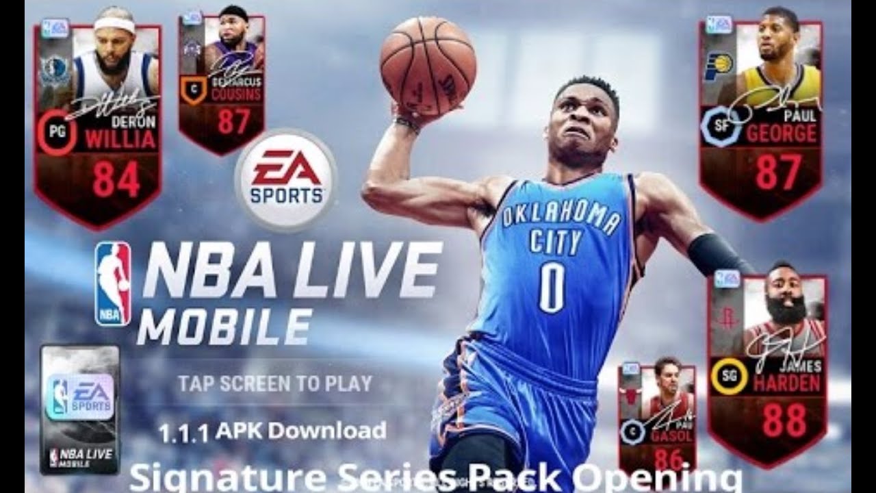 SIGNATURE SERIES PACKS 2X | NBA LIVE MOBILE 16 - YouTube