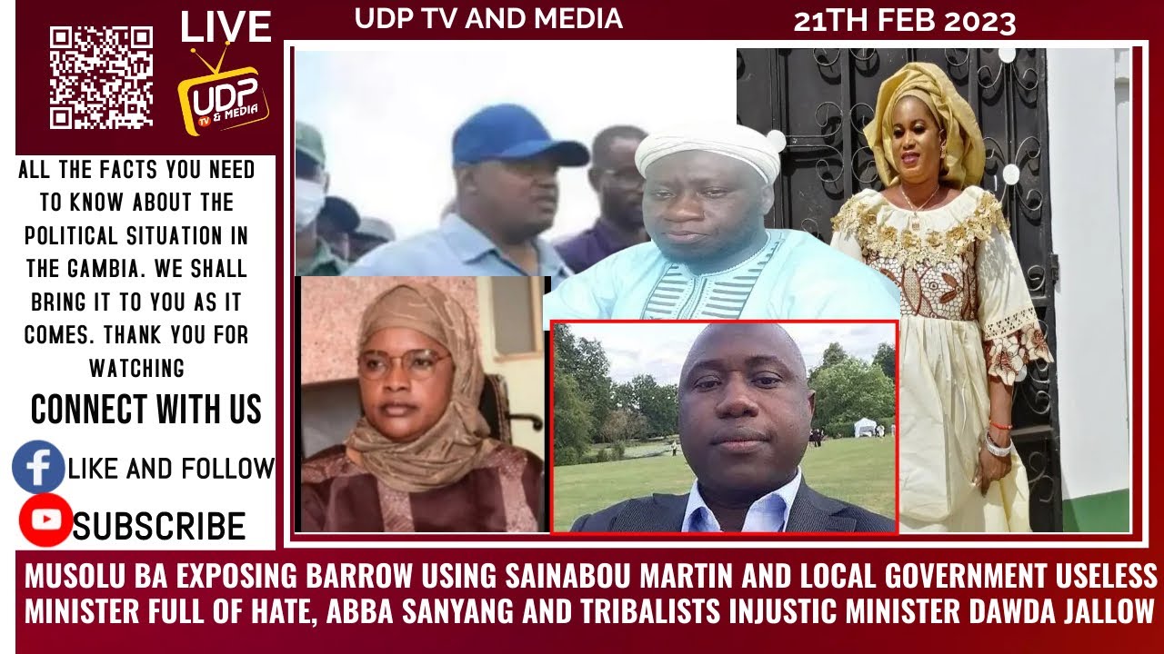 MUSOLU BA EXPOSING BARROW AND LOCAL GOVERNMENT USELESS MINISTER, ABBA ...