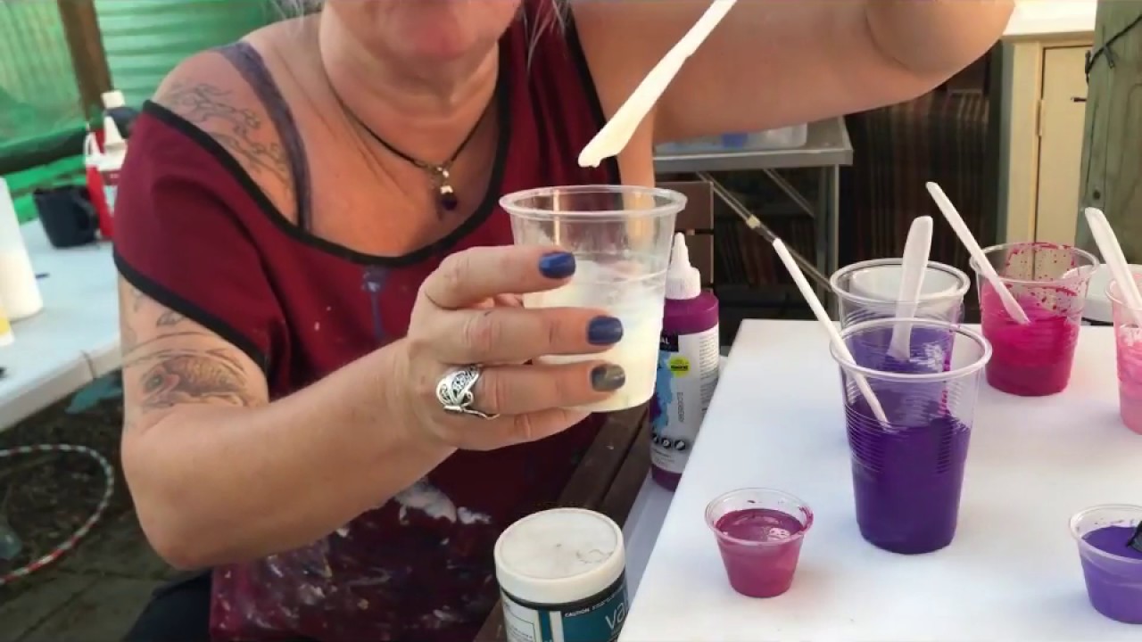 #14: swipe and string pull in one painting. Easy fun but I was ...