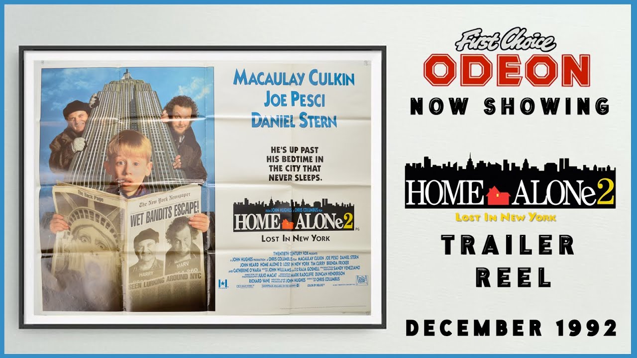 HOME ALONE 2 - LOST IN NEW YORK (December 1992 Odeon Cinema Trailer ...