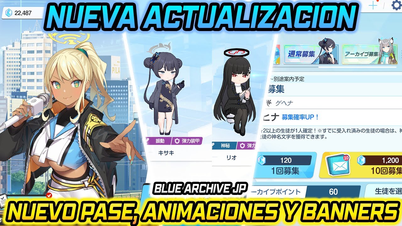 【Blue Archive JP】Nueva Actualizacion - Nuevos Banners, Pase de batalla ...