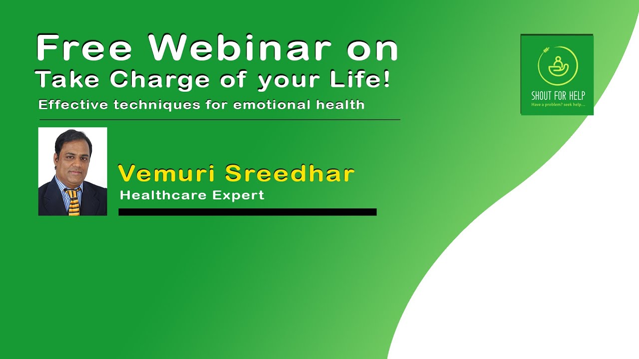 Free Webinar on Take charge of your life - Effective techniques for ...