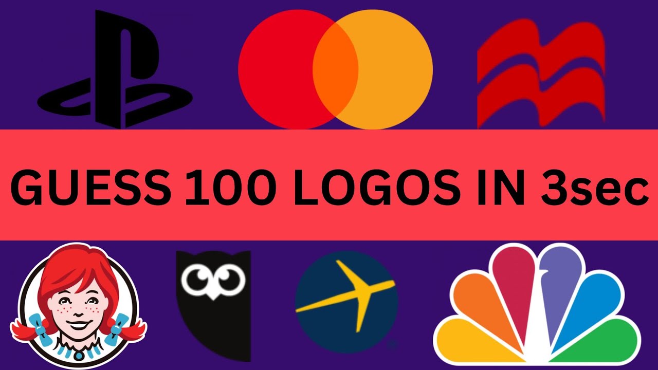 Guess 100 logos (Rapid Speed Logo Quiz) - YouTube