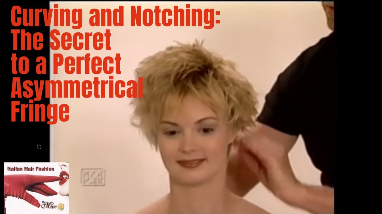 Curving and Notching: The Secret to a Perfect Asymmetrical Fringe - YouTube
