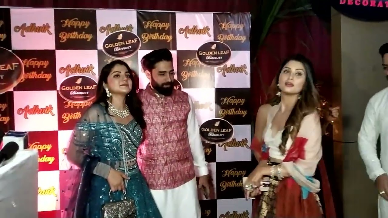Celebraties Arrives At Adhvik Mahajan Birthday Celebrations Party - YouTube