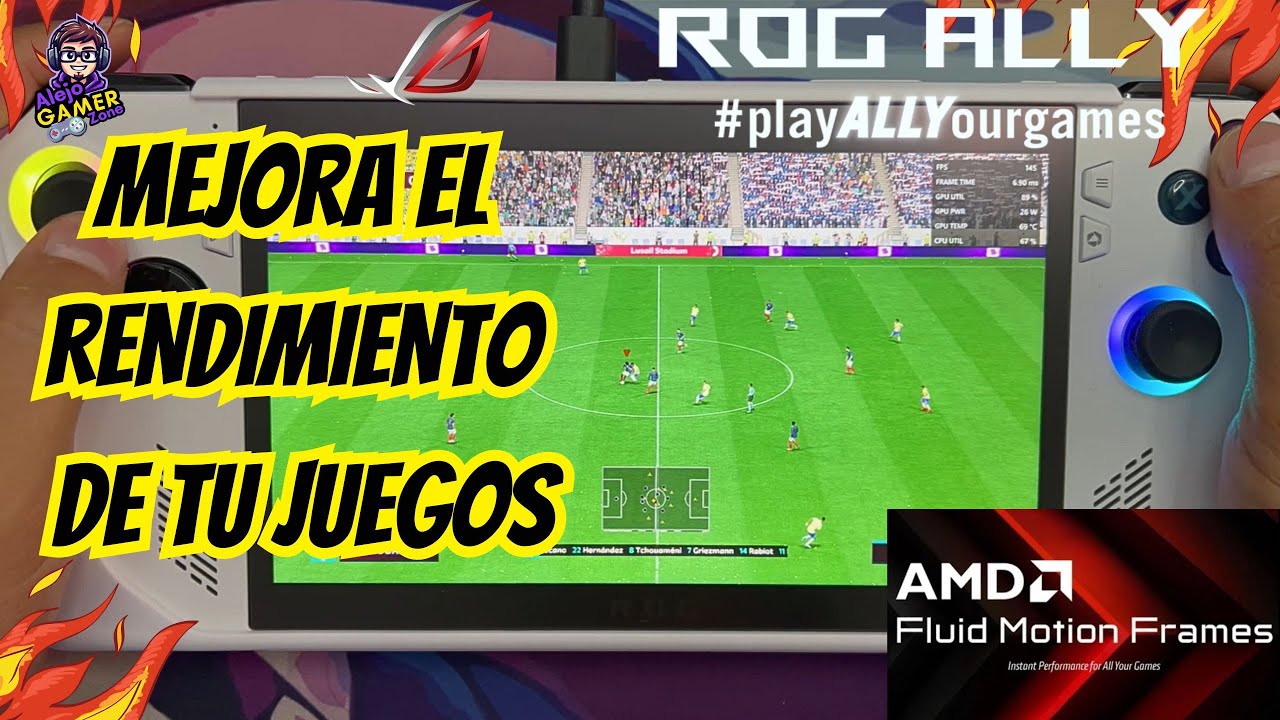 ASUS ROG ALLY mejor configuración FIFA 23 y EA FC24 - YouTube