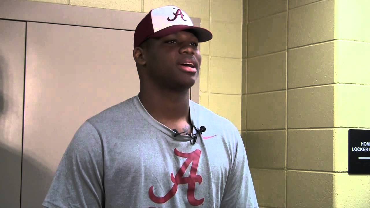 Quinnen Williams commits to Alabama - YouTube