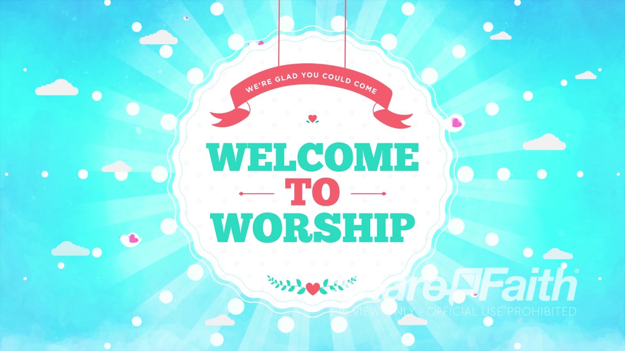 Happy Mother's Day Spring Welcome To Worship Church Motion Graphic ...
