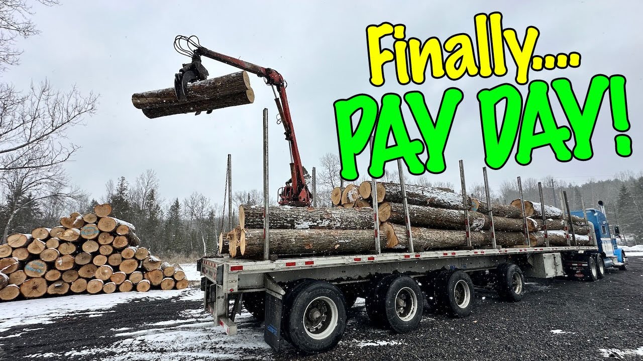 Logging FINISHED! Loading Logs to the Buyers & Getting PAID! - YouTube