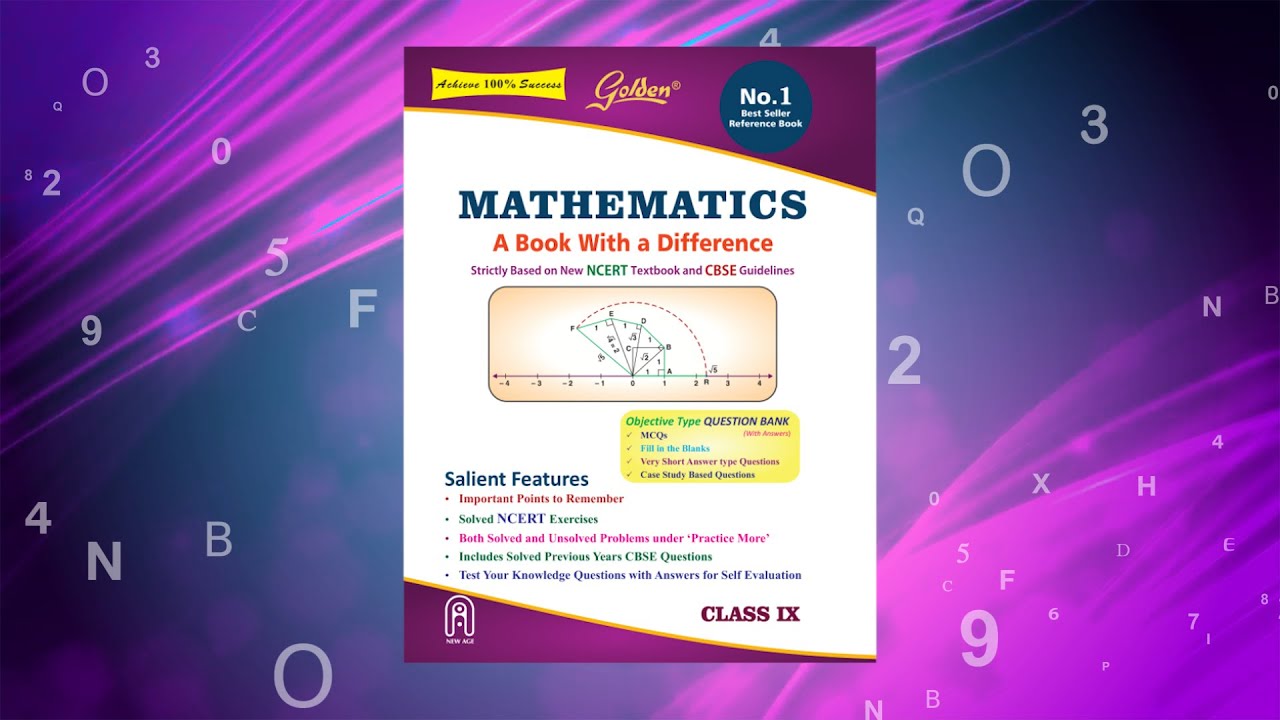 Golden Mathematics Class 9th | Math Reference Book For class 9th | Math ...