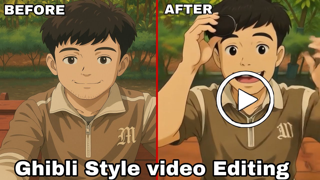 How to make ghibli style video - Ghibli style animated video editing ...