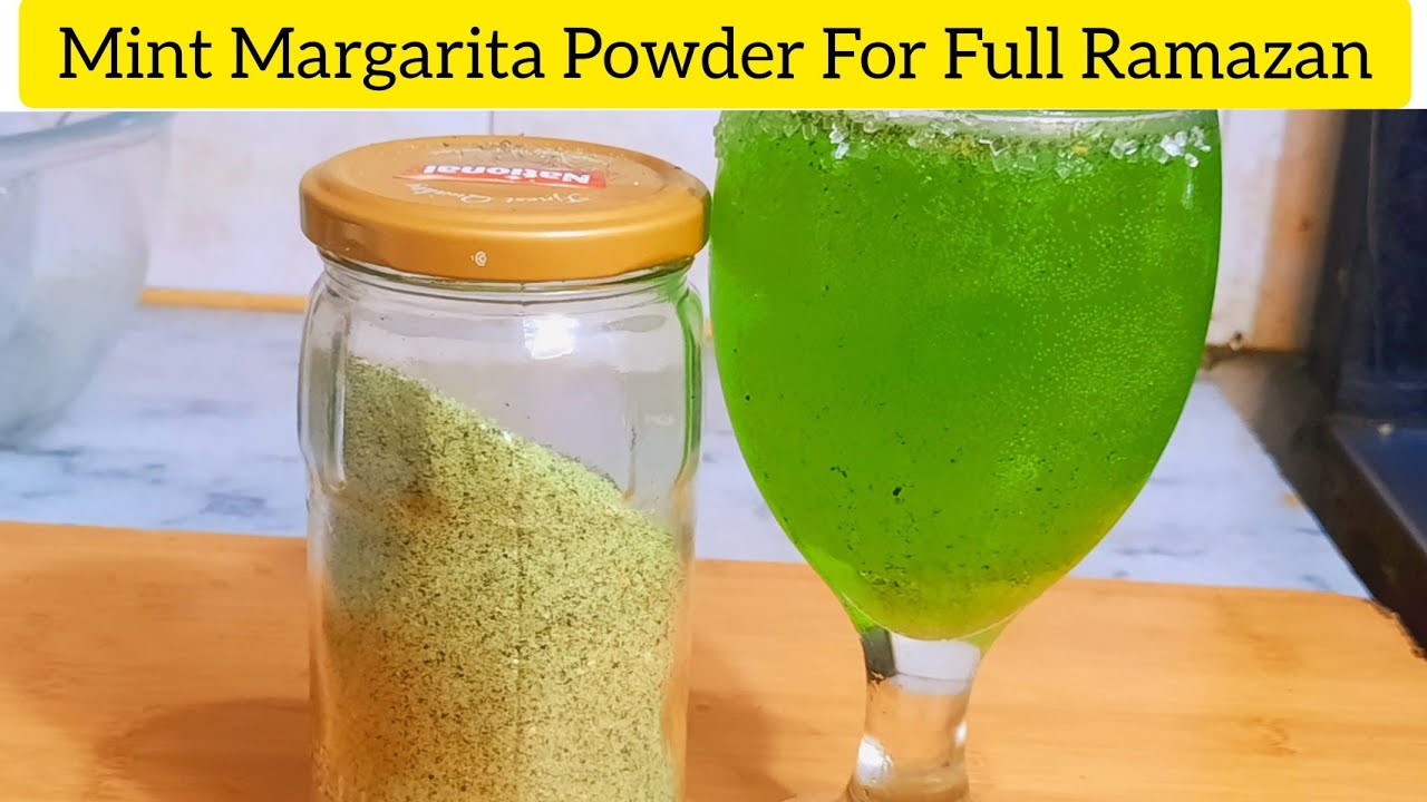 Mint Margarita Premix Recipe ||How To Make And Store Margarita In ...