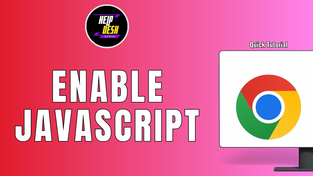 HOW TO ENABLE JAVASCRIPT ON GOOGLE CHROME - YouTube